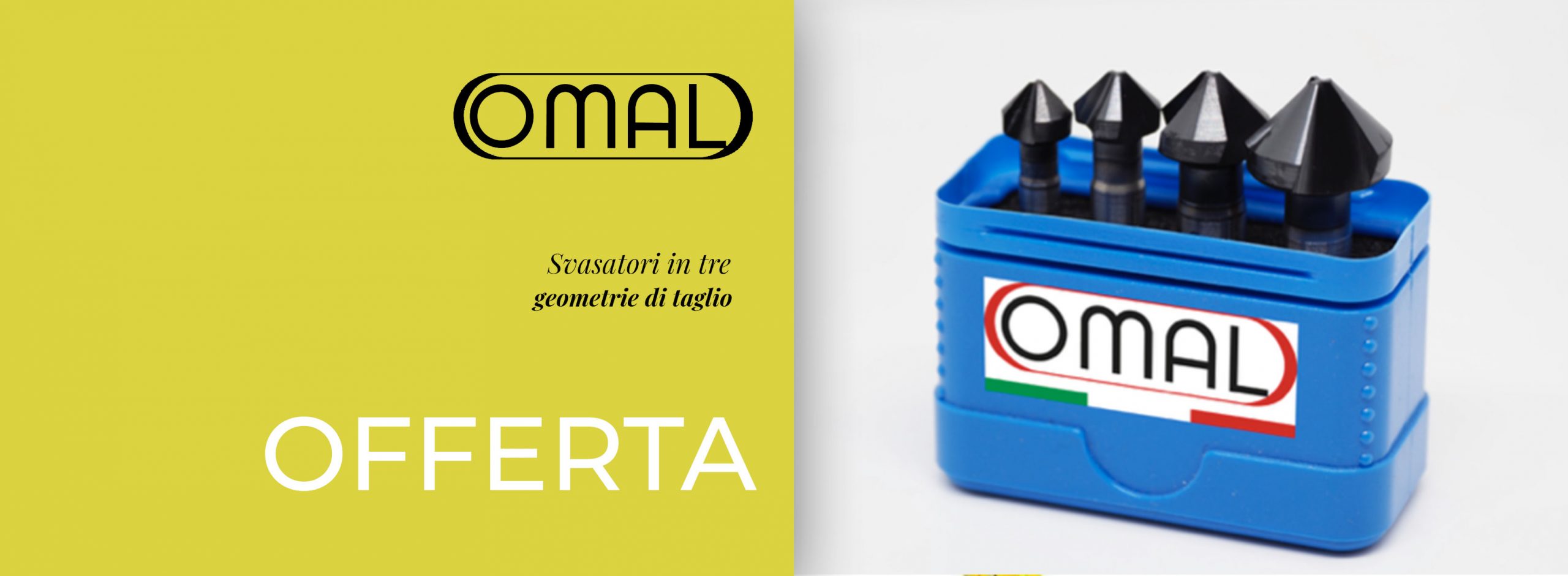 Promozione svasatori Omal in 3 geometrie di taglio - PRETTO srl
